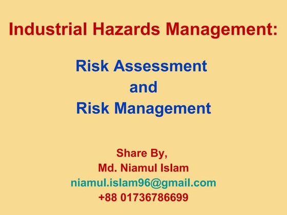 Disaster Risk Assessment | PPT