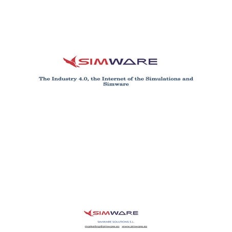 Industry 4.0, Internet of Simulations and Simware | PDF