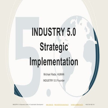 Industry 5 0 Strategic Implementation Keynote Pptx