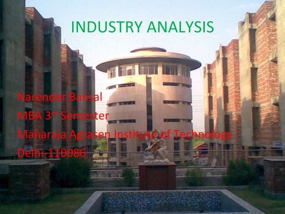 Industry analysis | PPT