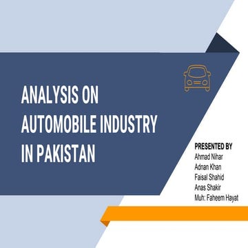 Industry analysis | PPT