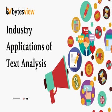 Industry applications of text analysis | PDF