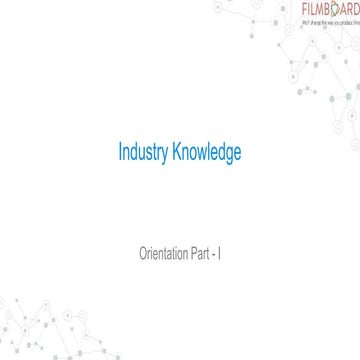 Film Industry knowledge on Profiles, Terms and Titles | PPT