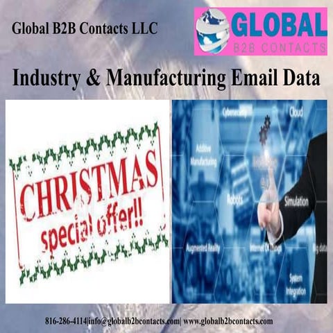 Industry & manufacturing email data | PPTX | Email | Internet