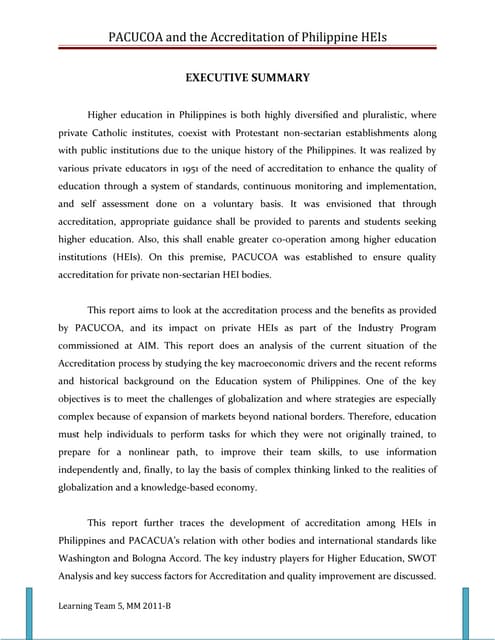 Accreditation of programs.faap | Professional School | Postgraduate ...