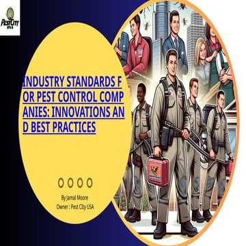 Industry Standards for Pest Control Companies Innovations and Best ...
