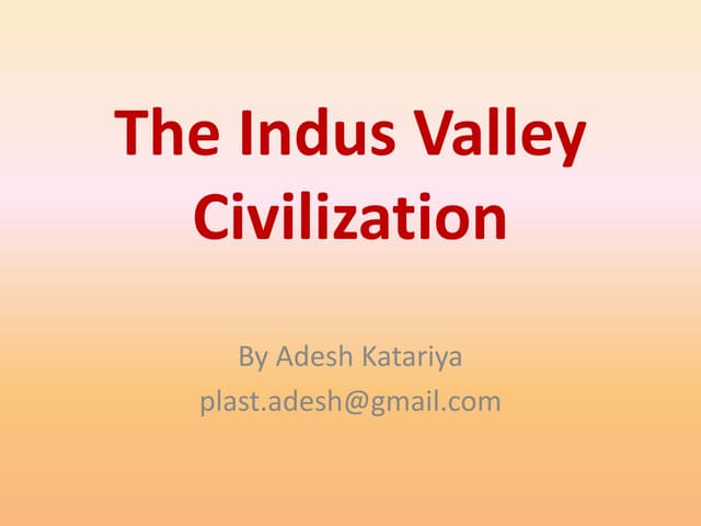 Arts of indus valley | PDF