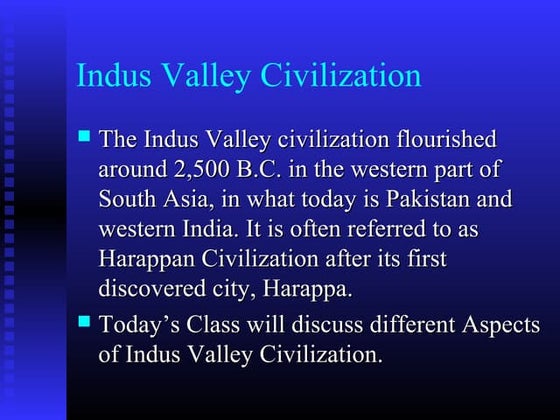 Indian civilization presentation | PPT