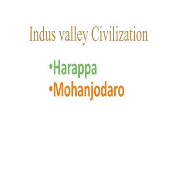 Arts of indus valley | PDF