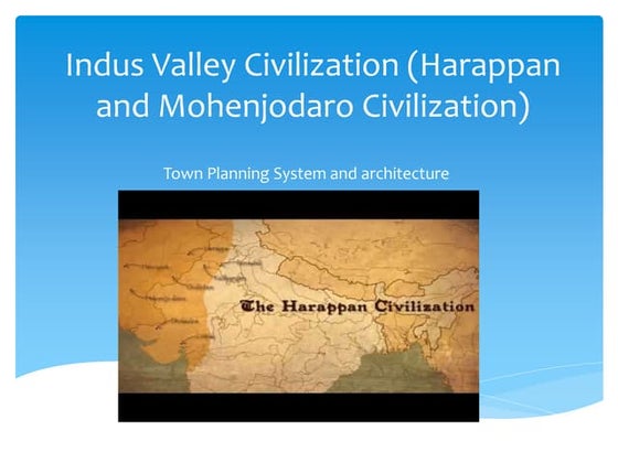 Indus Valley Civilization - Town Planning | PPTX | Historic Site and ...