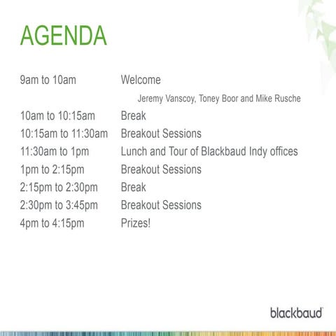 eTapestry Product Roadmap - eTapestry User Group 2013 | PPT