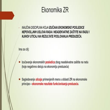 Ekonomika preduzeća 5 | PPTX