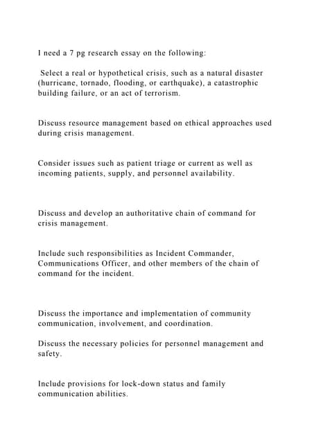 I need 10-12 slides Presentation with detailed speaker notes. Instru ...