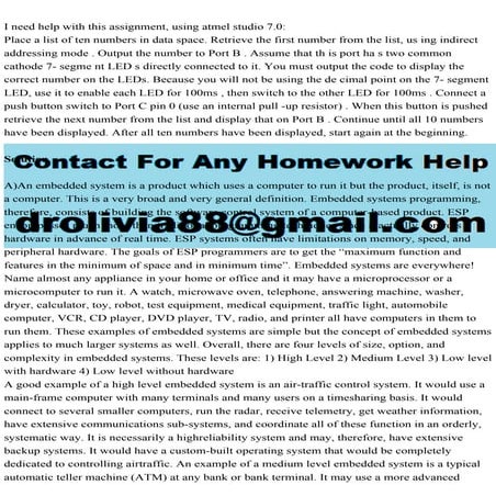 I need help with this assignment, using atmel studio 7.0Place a l.pdf