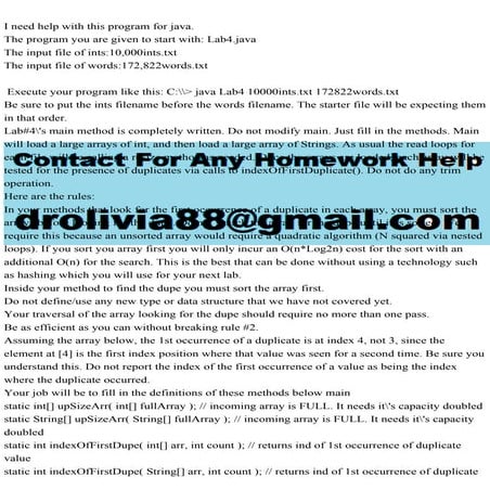 I need help with this program for java.The program you are given t.pdf | Programming Languages ...
