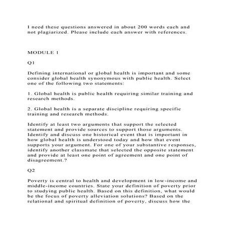 I need these questions answered in about 200 words each and not plag.docx