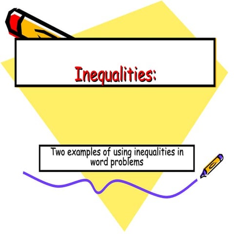 Inequalities | PPT