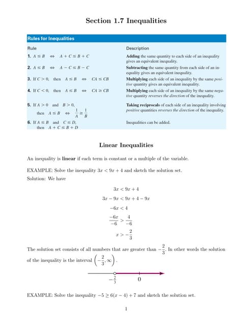 Quadratic inequality | PPTX | Physics | Science