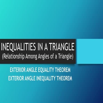 INEQUALITIES IN A TRIANGLE angle relationship.pptx