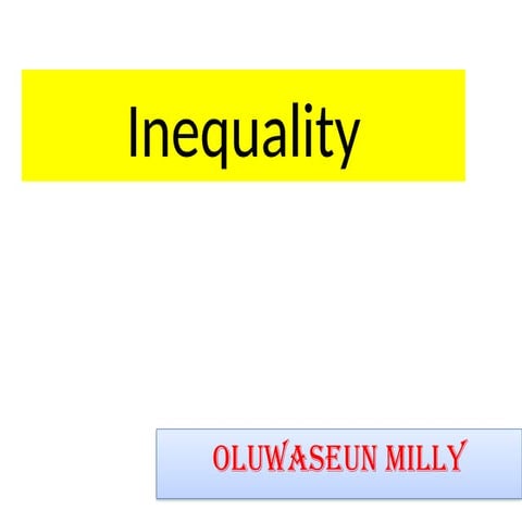 Solving inequalities | PPTX