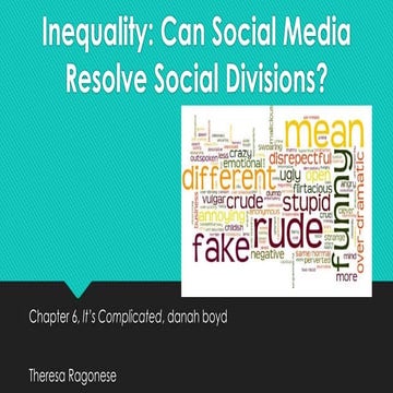 Social Media Inequality | PPTX
