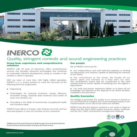 INERCO Group | PDF