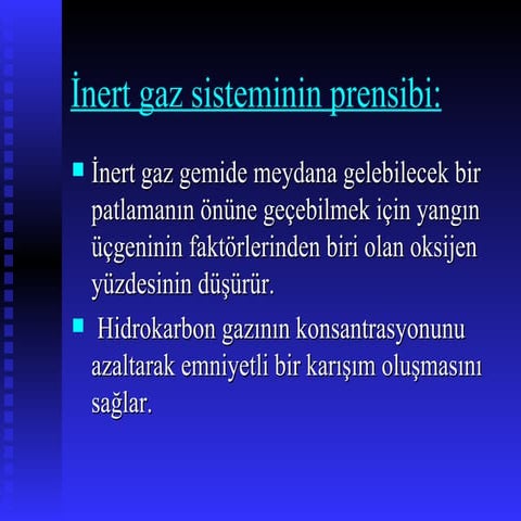 Inert gaz sistemig | PPT