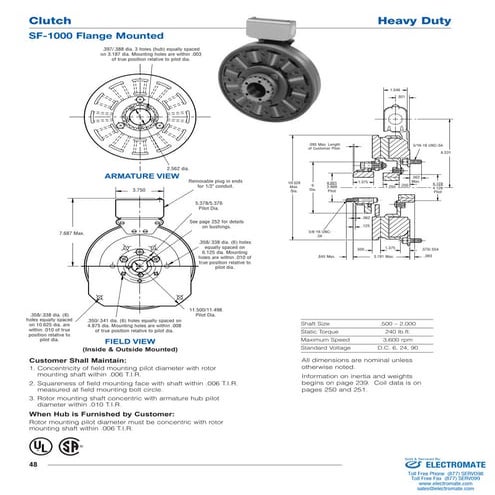 Inertia dynamics sf1000fhd_specsheet | PDF