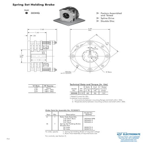 Inertia dynamics ss_holdingbk_303hq_specsheet | PDF