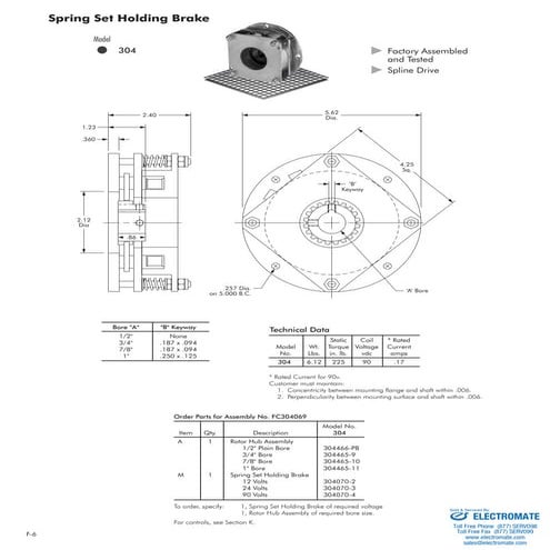 Inertia dynamics ss_holdingbk_304_specsheet | PDF