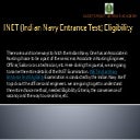 Inet (Indian navy entrance test) Eligibility | PPT