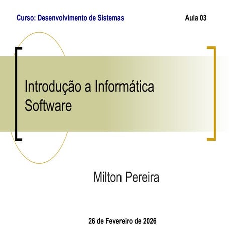 Introdução à Computação MATERIAS DE INFORMATICA PARA INICIANTES BASICO ...