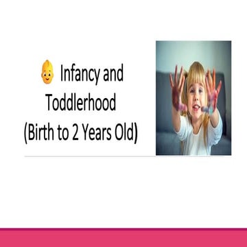 Infancy and Toddlerhood-Educ 1 module finals | PDF