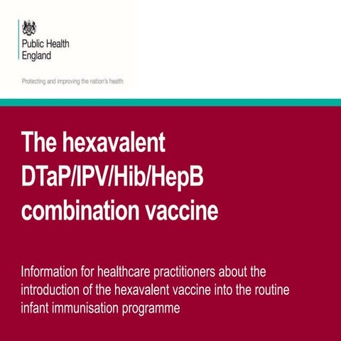 Infanrix hexa training slides.ppt