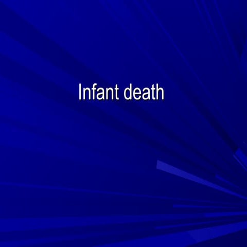 Infant death | PPT