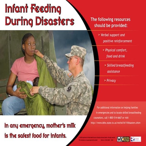 Infant Feeding During Disasters | PDF