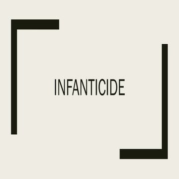 Infanticide complete- Forensic Medicine.pptx