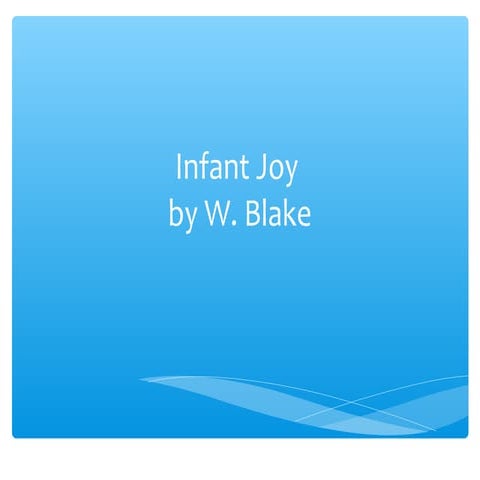 Infant joy | PPT