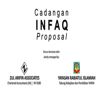 An Infaq/Contribution Collaboration Presentation Involving Two Parties ...