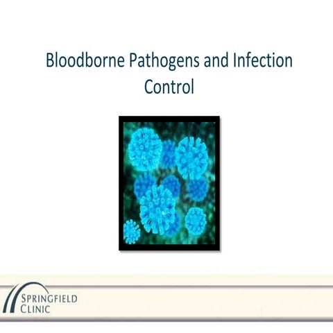 Bloodborne Pathogens and Infection Control Training | PPT