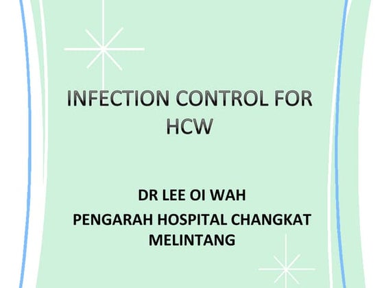 Infection Prevention and Control (IPC).ppt | Infectious Diseases ...