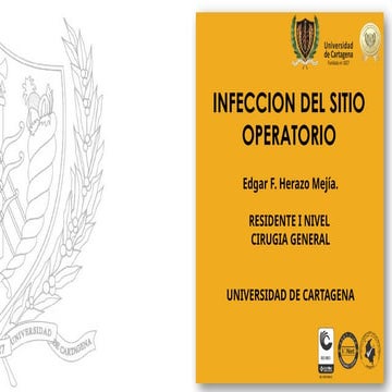INFECCION DEL SITIO OPERATORIO sjdienfidnd | PPTX