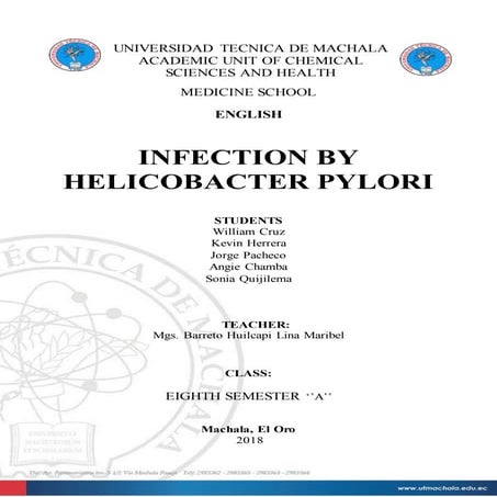 Helicobacter pylori | PDF