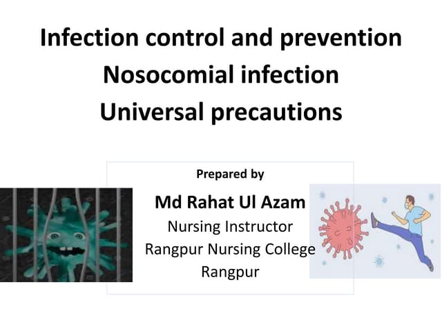 Infection prevention and control | PPTX