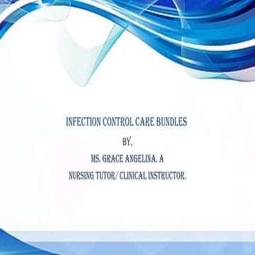 Infection Control Bundles | PPTX