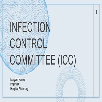 Infection control committee (icc) hospital pharmacy.pptx