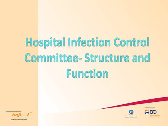 Hospital infection control committee | PPTX