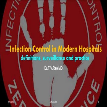 Infection control in modern hospitals | PPTX