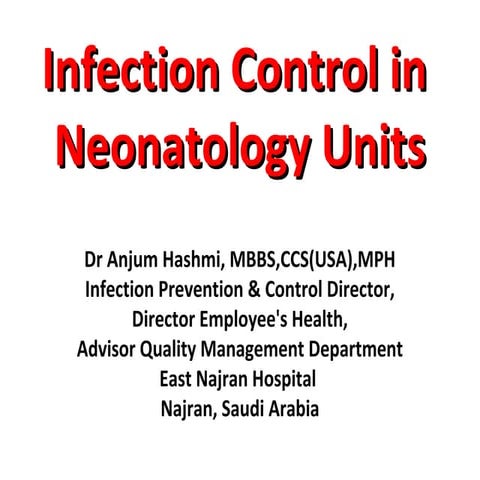 Infection control in neonatology pp.al