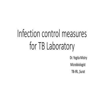 Infection control measures in tb laboratory | PPTX | Infectious ...